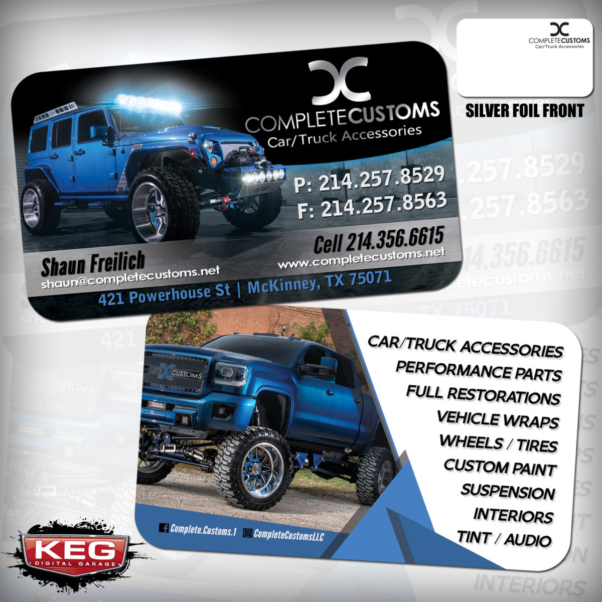 Business Cards - KEG Media